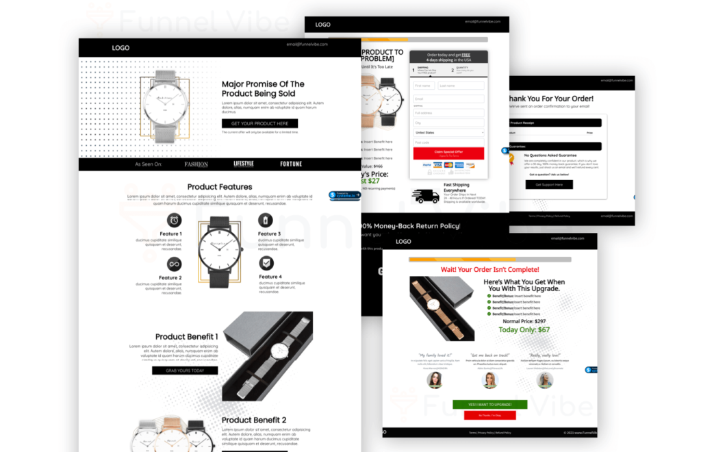 Ecom Funnel For Physical Products – Funnel Template Marketplace