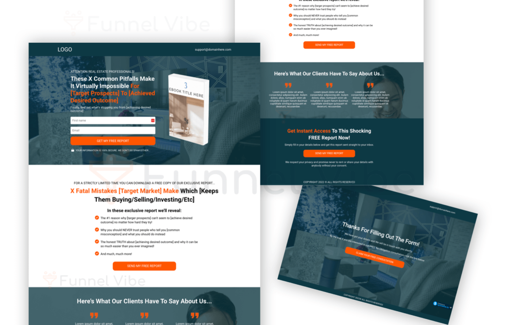 Real Estate Report Freebie Funnel – Funnel Template Marketplace
